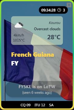HamDXMap : MUF, foF2, live radio frequencies weather — F5UII
